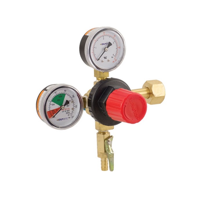 Red Tap Rite Primary CO2 Regulator | Alternative Beverage