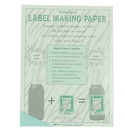 Bottle Label Paper | Alternative Beverage
