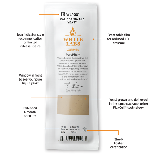 White Labs WLP380 Hefeweizen IV Ale Yeast | Alternative Beverage